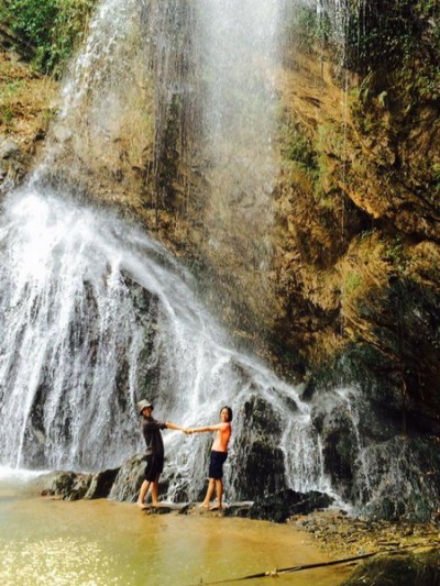 Tad Mok Waterfall in Phrae Province ‘Chill out with your family.’